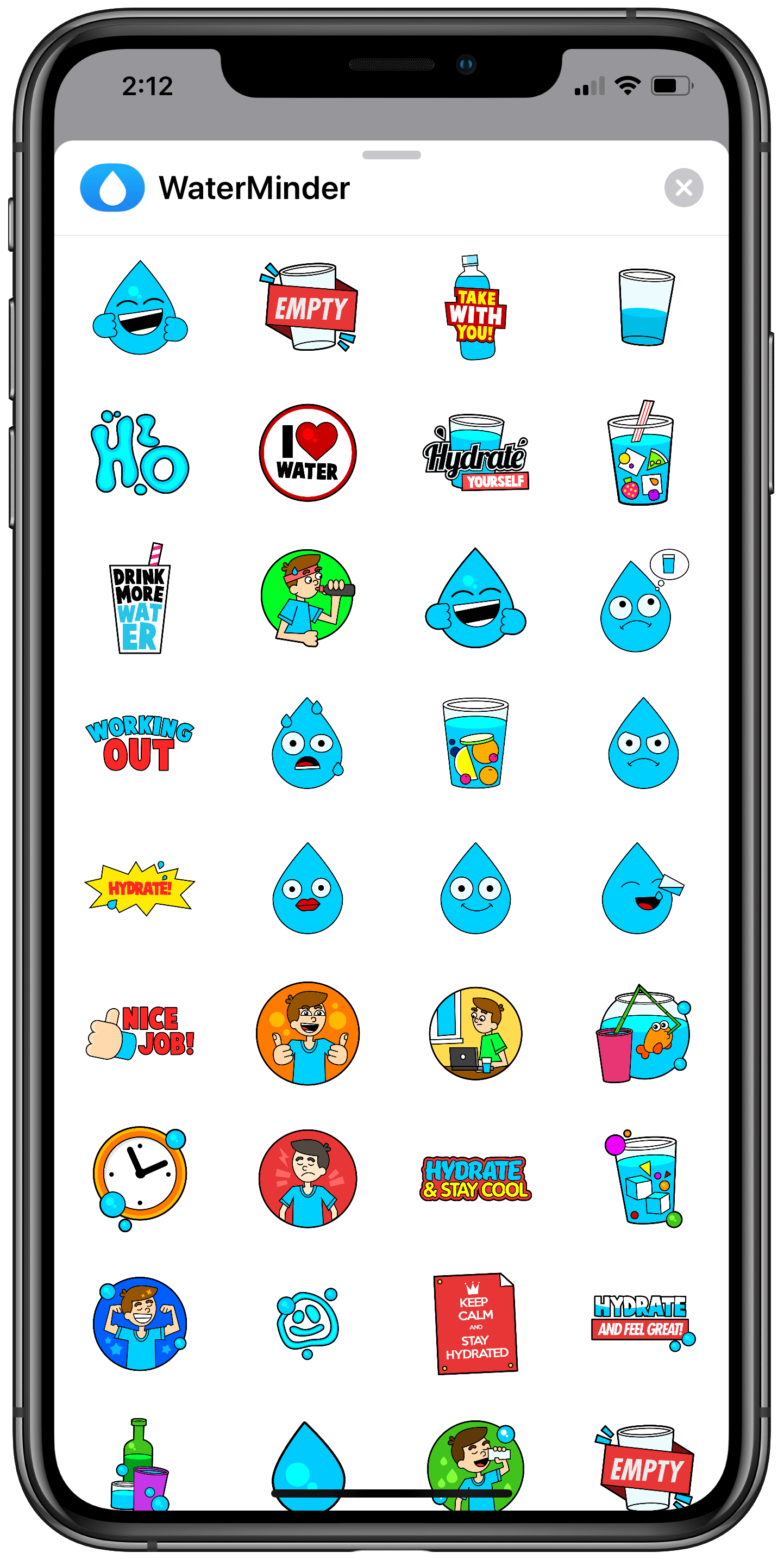 WaterMinder® - track your daily water intake, hydrate, feel better!